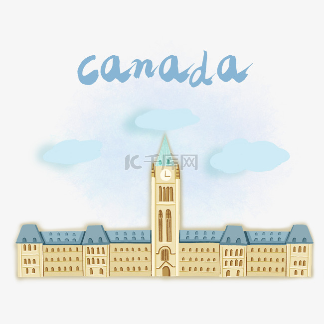 旅游地标建筑加拿大素材图片免费下载-千库网