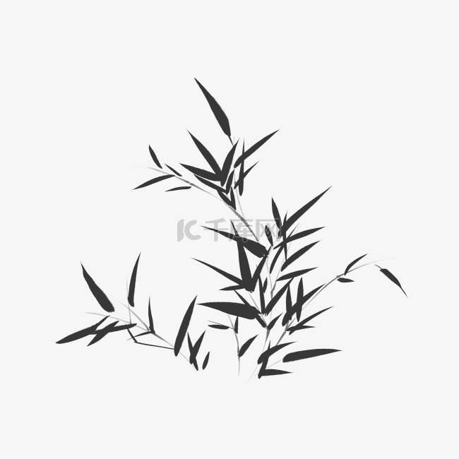 水墨画富贵竹素材图片免费下载-千库网