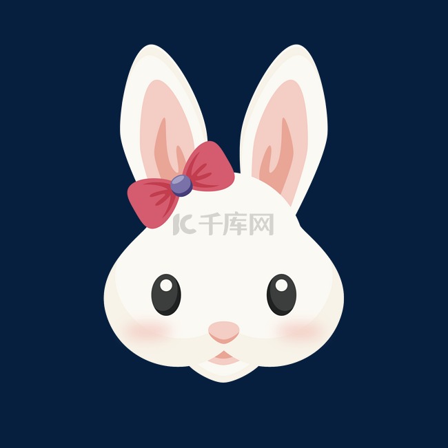 小兔子图标素材图片免费下载-千库网