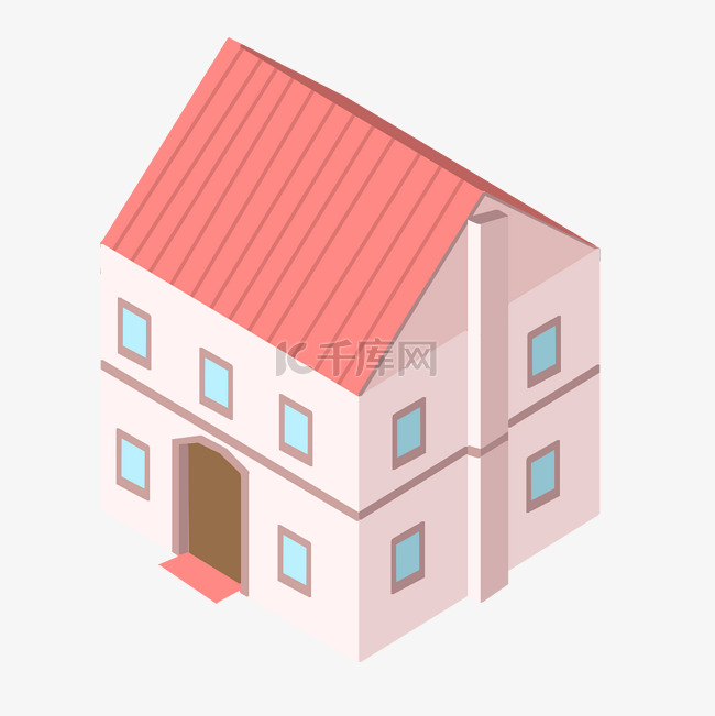 5D风格房子素材图片免费下载-千库网