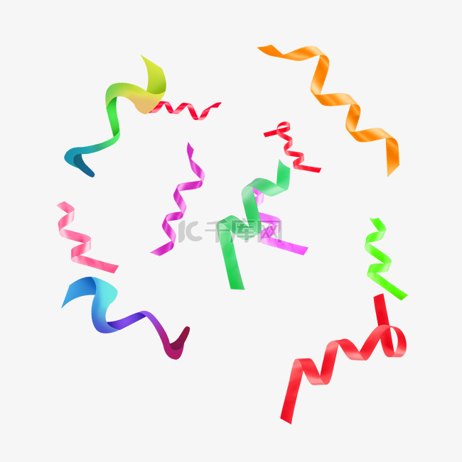 许多丝带彩色丝带素材图片免费下载-千库网