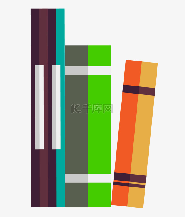 书本书籍矢量图素材图片免费下载-千库网