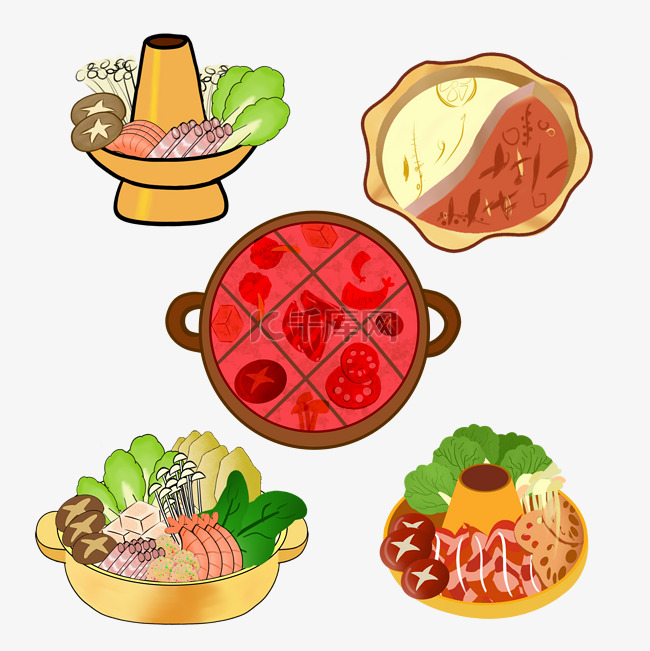 美食火锅图标素材图片免费下载-千库网