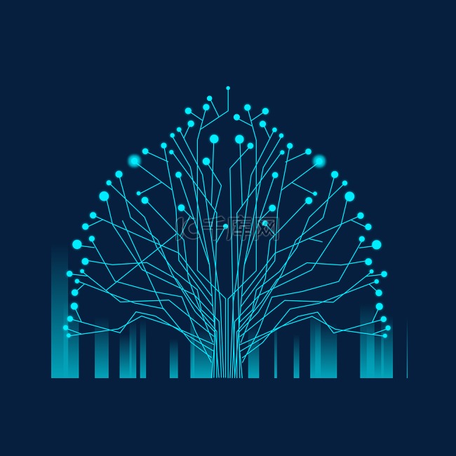 科技树商务树素材图片免费下载-千库网