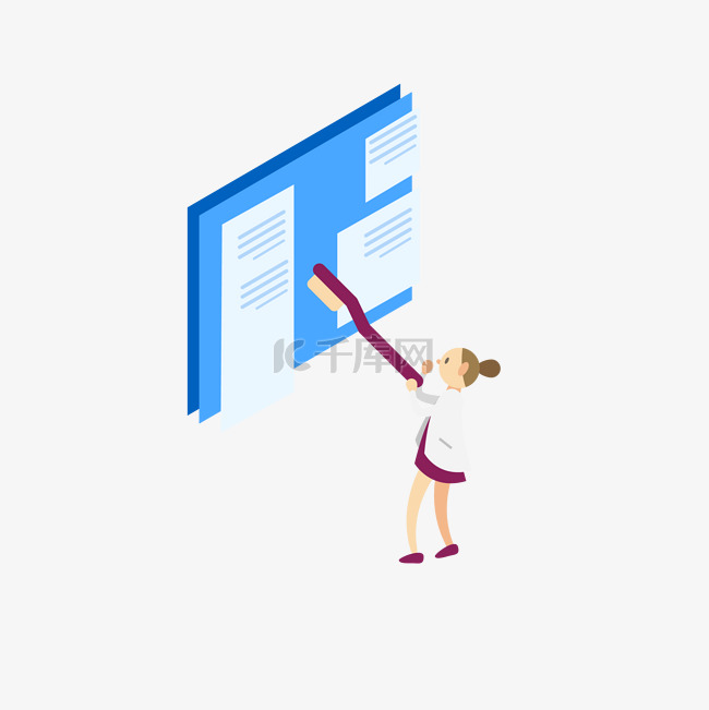 公示栏标签卡通图案素材图片免费下载-千库网