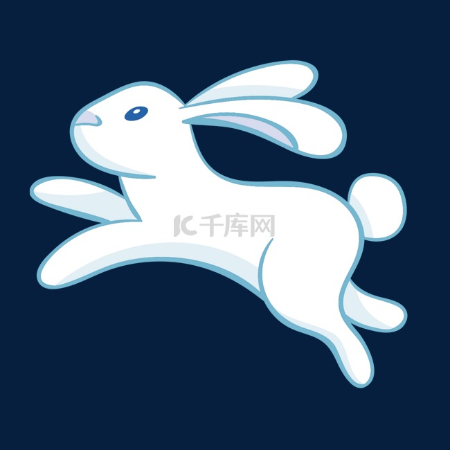 白色兔子素材图片免费下载-千库网
