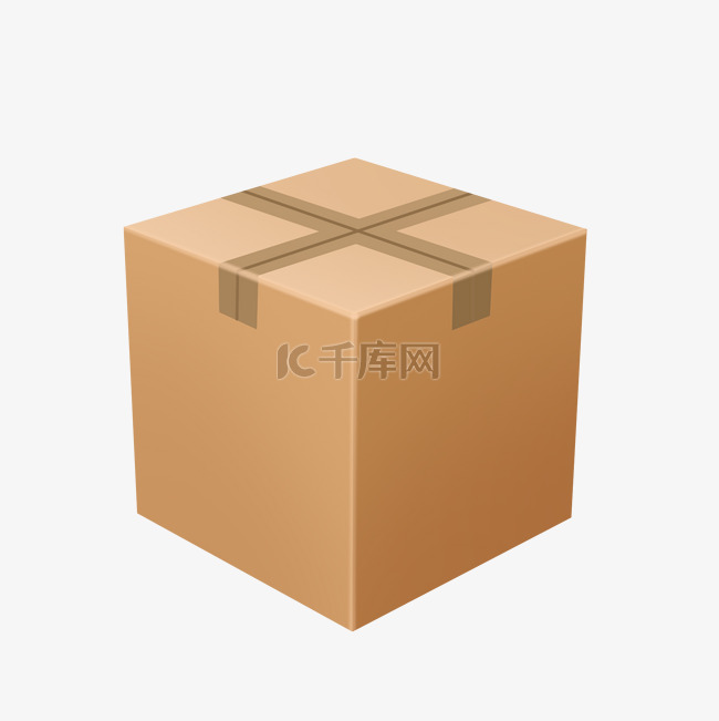 牛皮纸箱素材图片免费下载-千库网