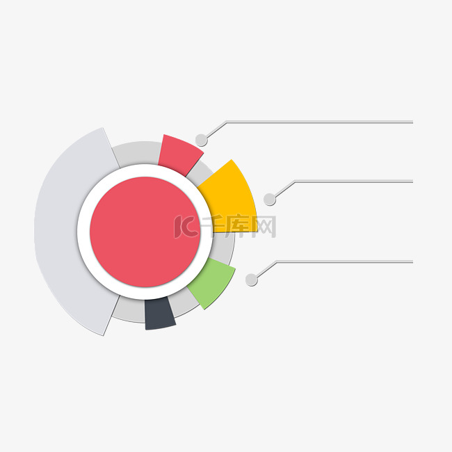 漂亮PPT装饰素材图片免费下载-千库网