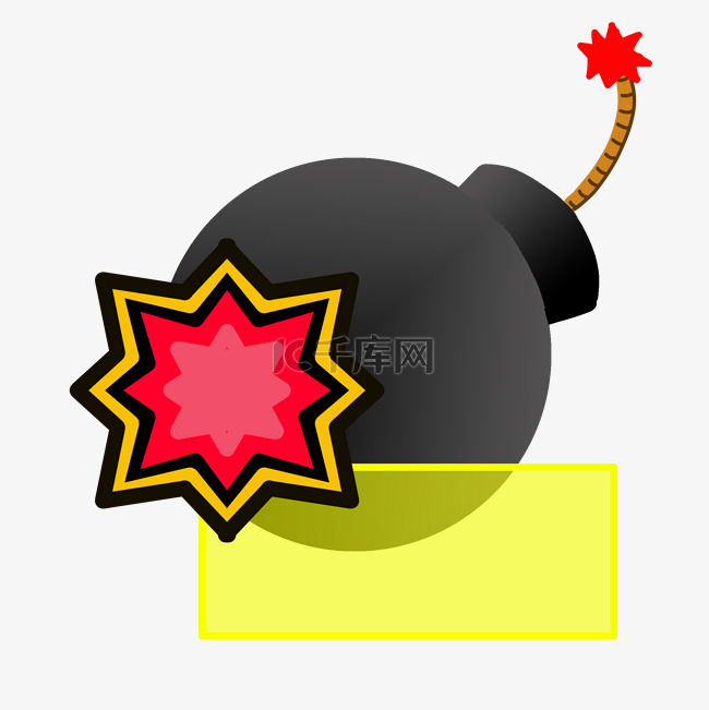 爆炸标签素材图片免费下载-千库网