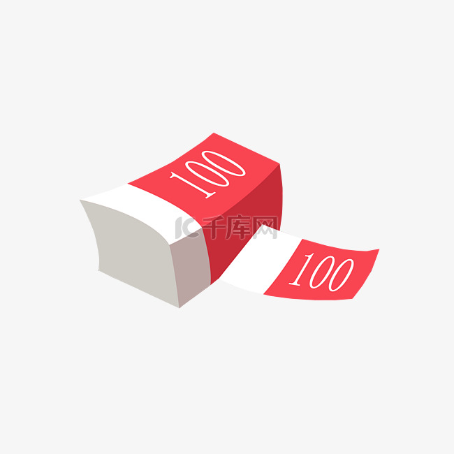 一沓钞票素材图片免费下载-千库网