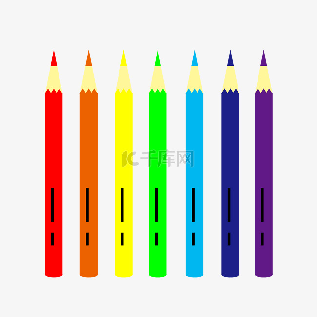 彩色的画笔 素材图片免费下载-千库网