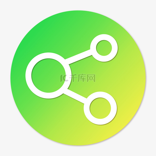 彩色渐变圆形分析圆圈icon图标素材图片免费下载-千库网