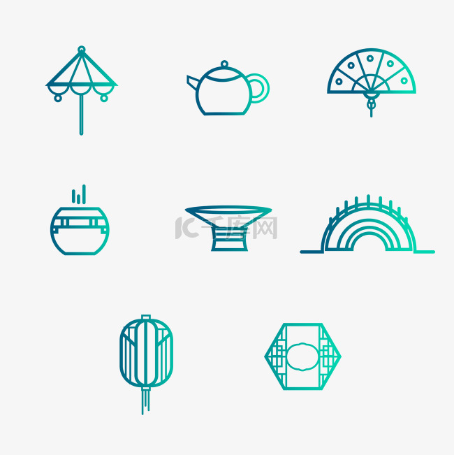 古风图标素材图片免费下载-千库网