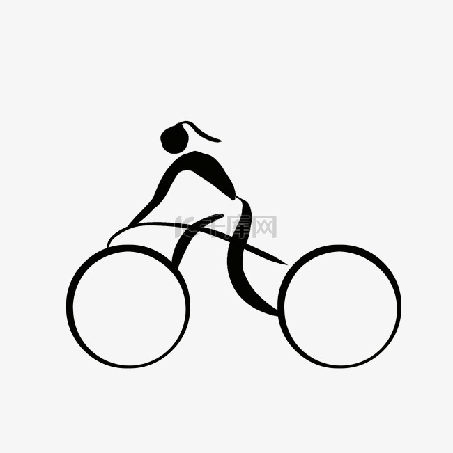 骑自行车图标素材图片免费下载-千库网
