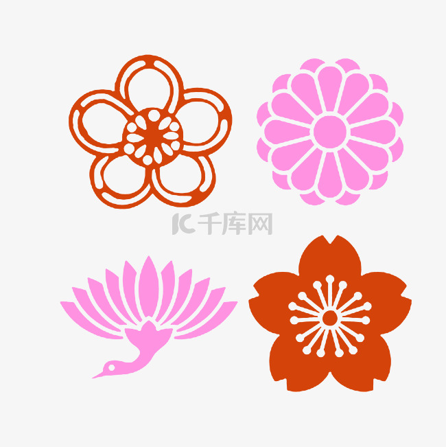 日本衣服花式插图素材图片免费下载-千库网