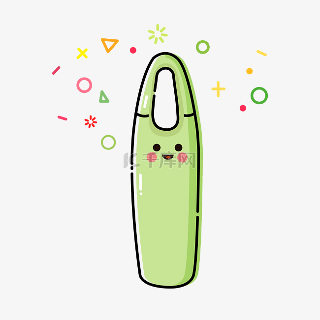 绿色表情保温杯素材图片免费下载-千库网