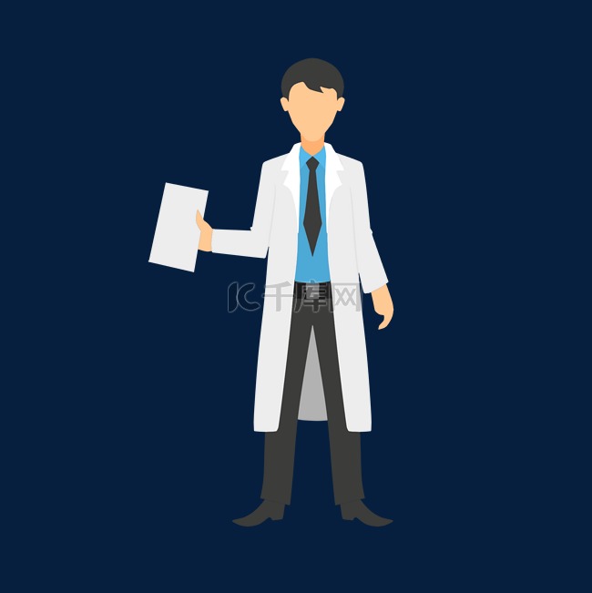 扁平医疗主任医师素材图片免费下载-千库网