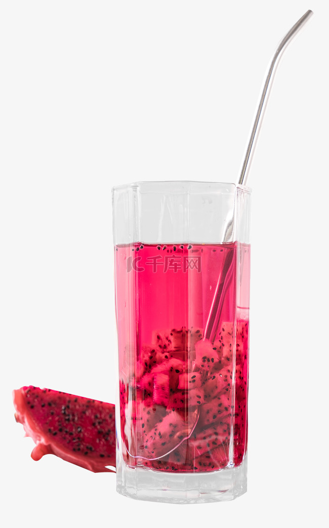 冷饮果汁火龙果汁素材图片免费下载-千库网