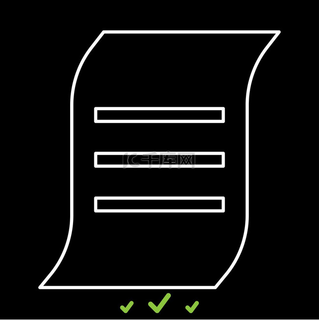 Document it is white icon .. Document it is white icon 。素材图片免费下载-千库网