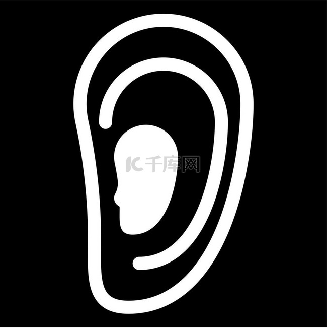 耳朵图标素材图片免费下载-千库网