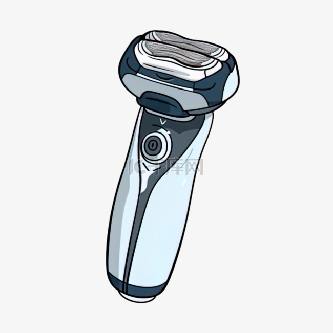 卡通日用品电动剃须刀素材图片免费下载-千库网