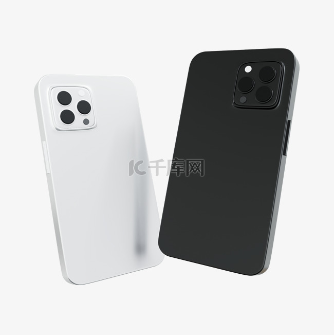 3DC4D立体iphone手机素材图片免费下载-千库网