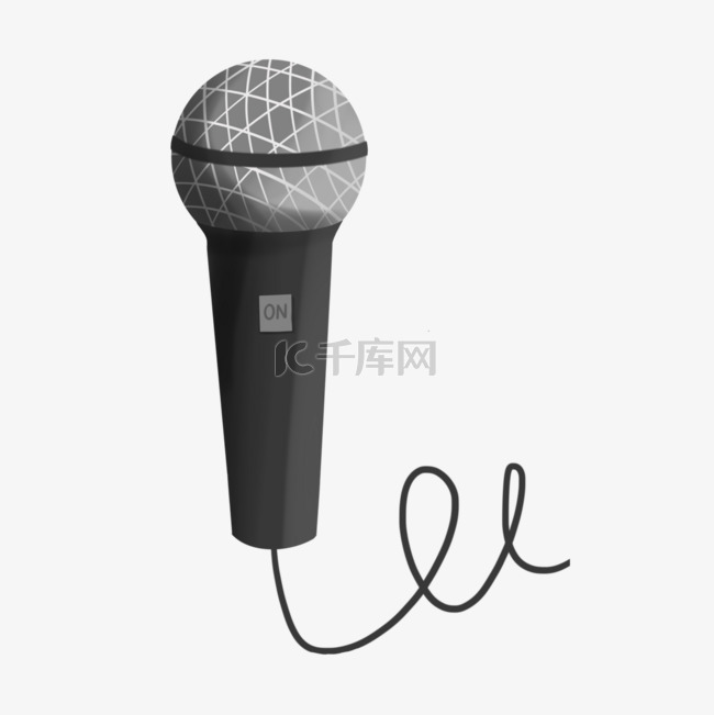 麦克风简笔剪贴画素材图片免费下载-千库网