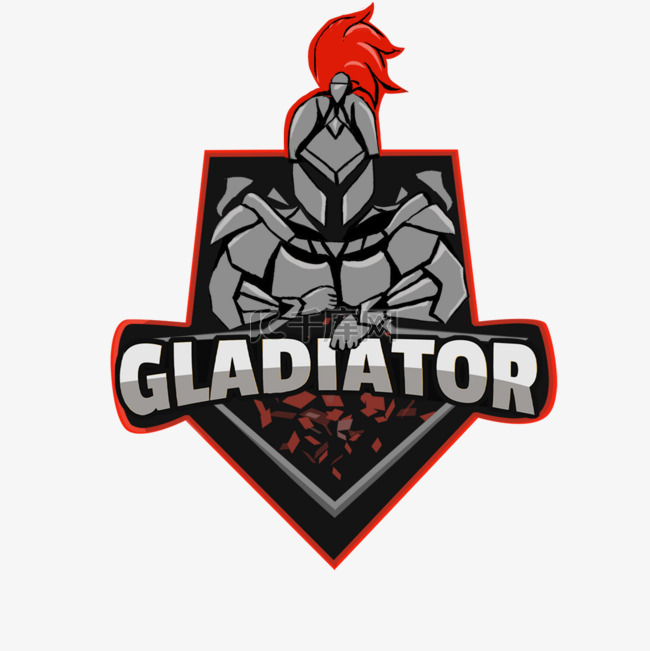 角斗士运动卡通风格素材图片免费下载-千库网