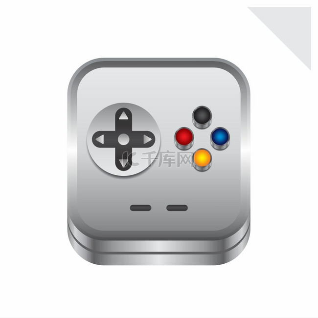 游戏控制台图标按钮主题矢量图形艺术设计插图素材图片免费下载-千库网