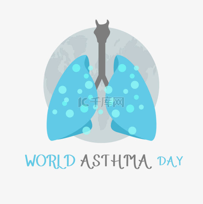地球世界哮喘日素材图片免费下载-千库网