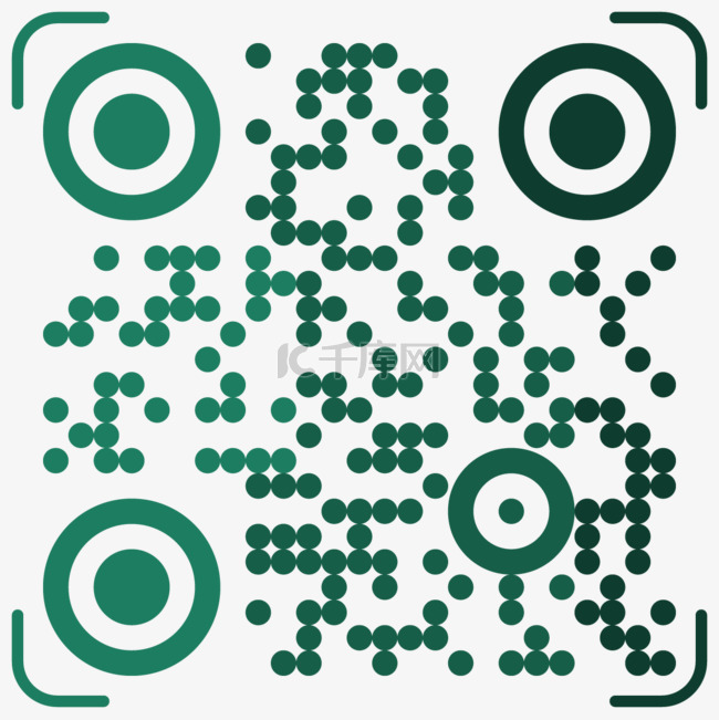 二维码绿色颜色拼接素材图片免费下载-千库网