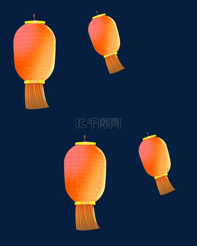 中秋节灯笼节日素材图片免费下载-千库网