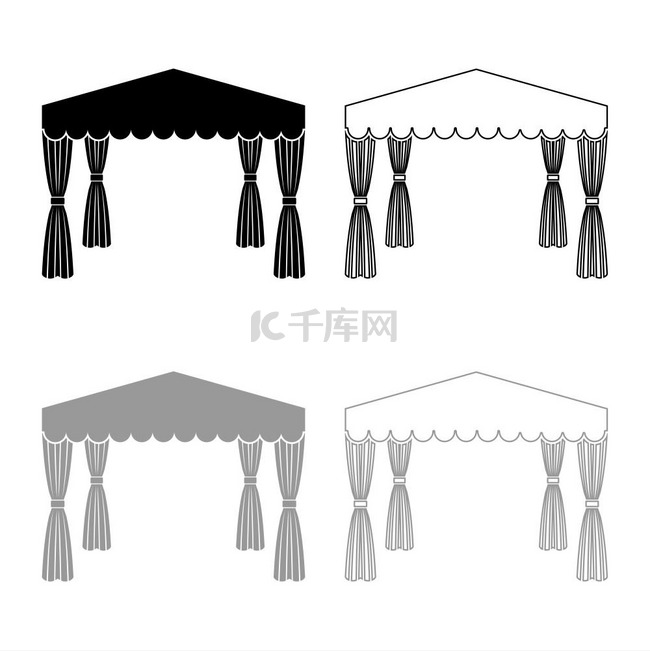 Canopy Pop up tent Commercial pavilion Awning for rest Marquee Chuppah ...