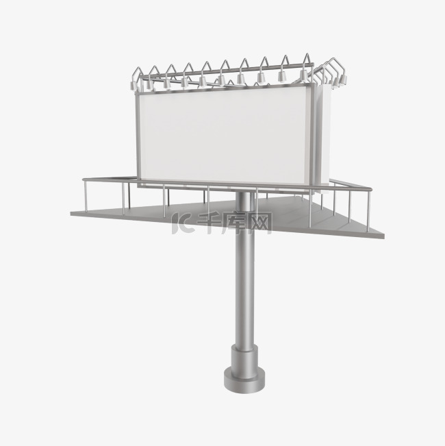 3DC4D立体广告牌素材图片免费下载-千库网