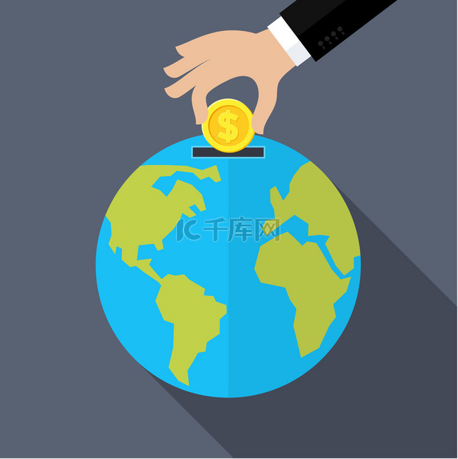 投资手执钱硬币素材图片免费下载-千库网