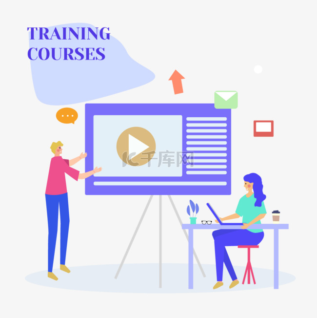 培训课程素材图片免费下载-千库网