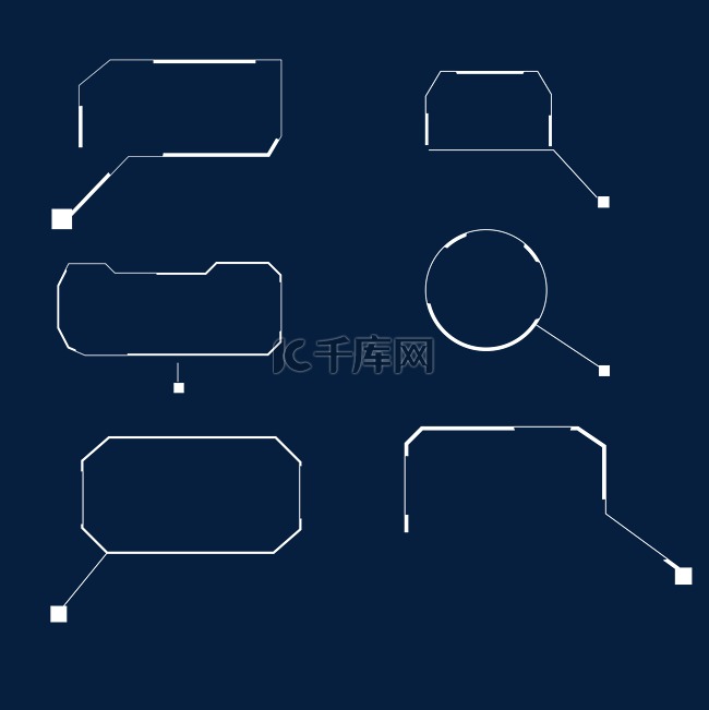 信息图标文本框素材图片免费下载-千库网