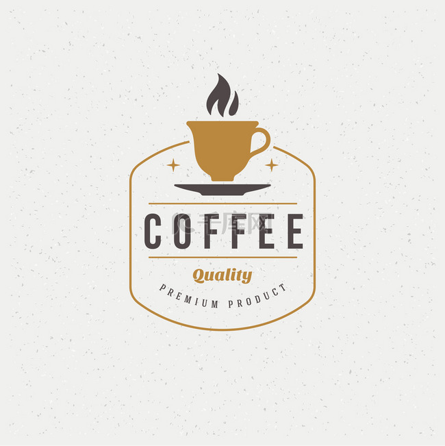 Coffee Shop Logo Design Element素材图片免费下载-千库网