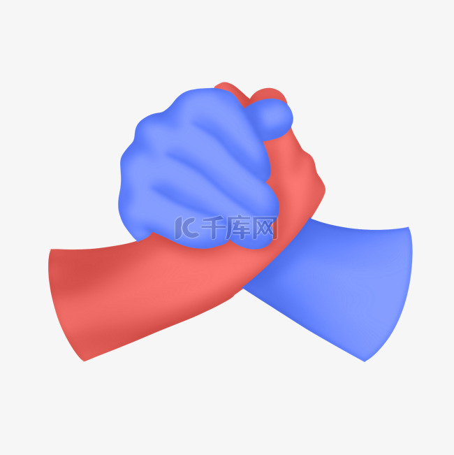 扳手腕对抗手势素材图片免费下载-千库网