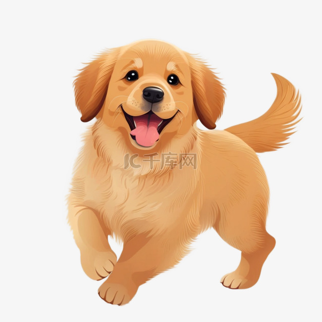 卡通可爱小狗动物狗素材图片免费下载-千库网