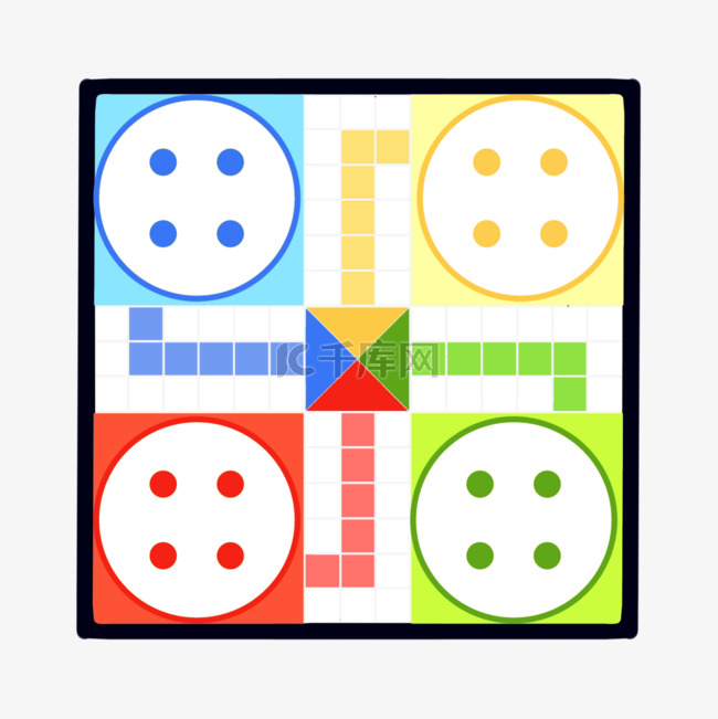 棋盘游戏几何彩色素材图片免费下载-千库网