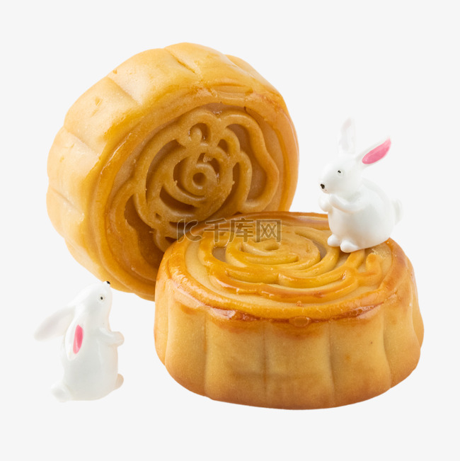 中秋中秋节玉兔月饼素材图片免费下载-千库网