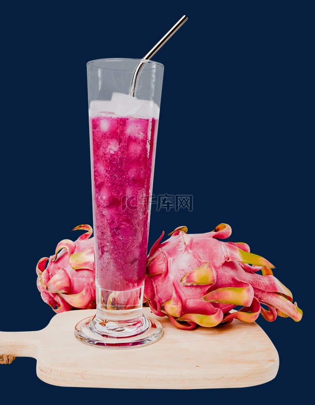 火龙果汁果汁饮品素材图片免费下载-千库网