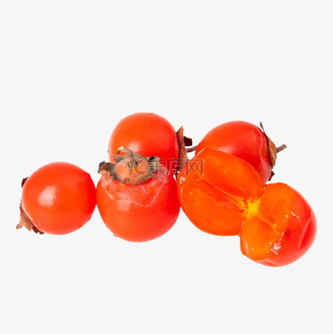 新鲜水果软柿子红柿子素材图片免费下载-千库网