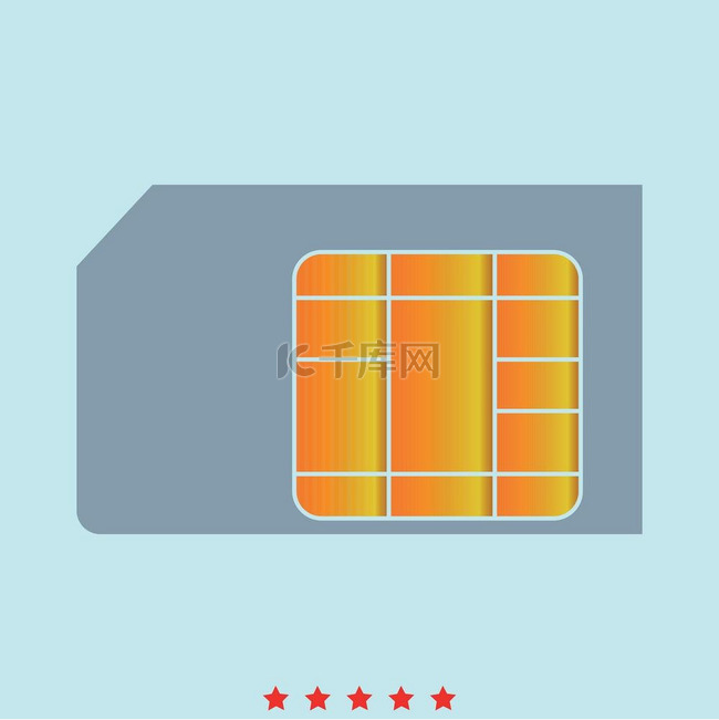 Sim 卡图标 .. Sim 卡图标。素材图片免费下载-千库网