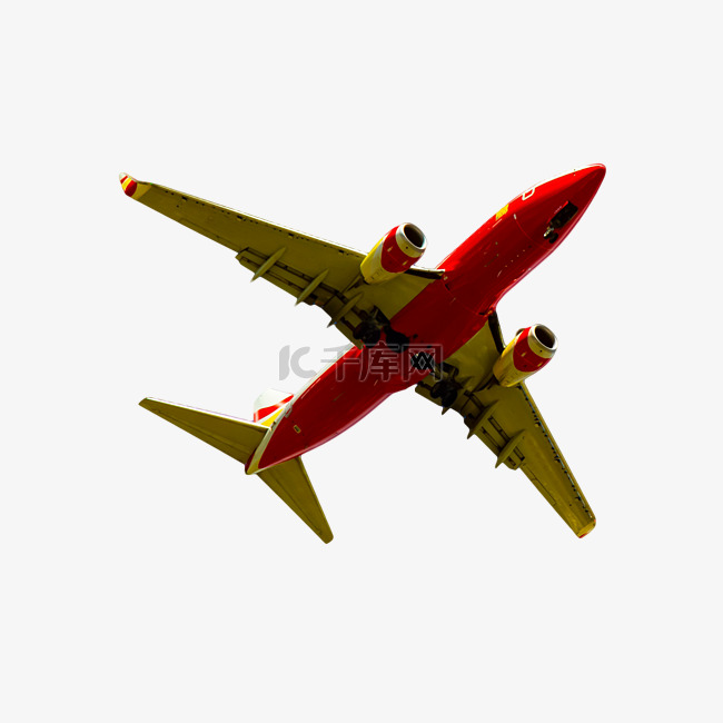 红色飞机素材图片免费下载-千库网
