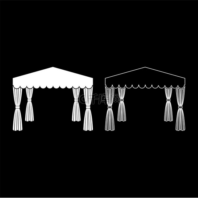 Canopy Pop up tent Commercial pavilion Awning for rest Marquee Chuppah ...