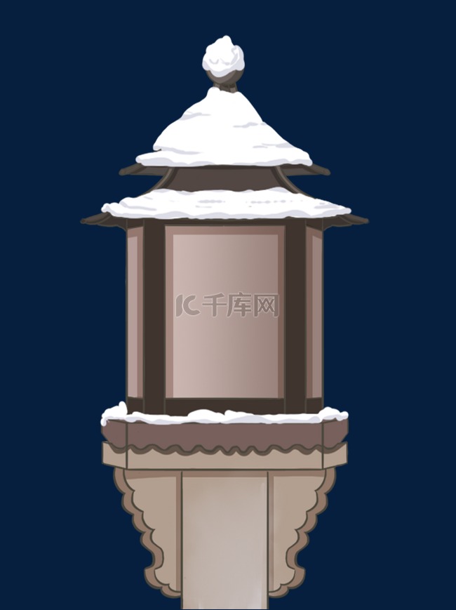 立冬古代路灯素材图片免费下载-千库网