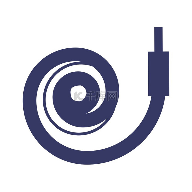 在白色隔绝的消防的水管。素材图片免费下载-千库网