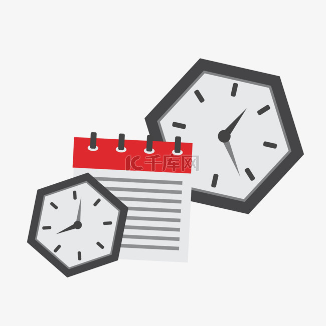 矢量提醒时间素材图片免费下载-千库网